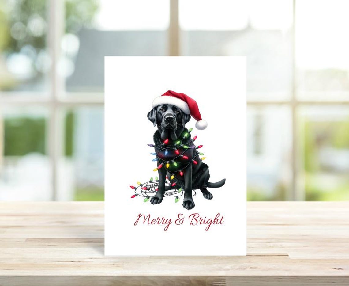 Dog Christmas Cards, Holiday Card Set, Dogs, Dog Stationery, Dog Cards ...