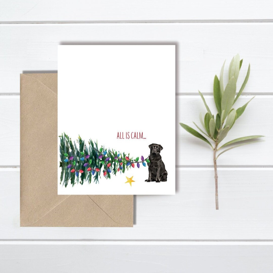 Dog Christmas Cards, Holiday Card Set, Dogs, Dog Stationery, Dog Cards ...