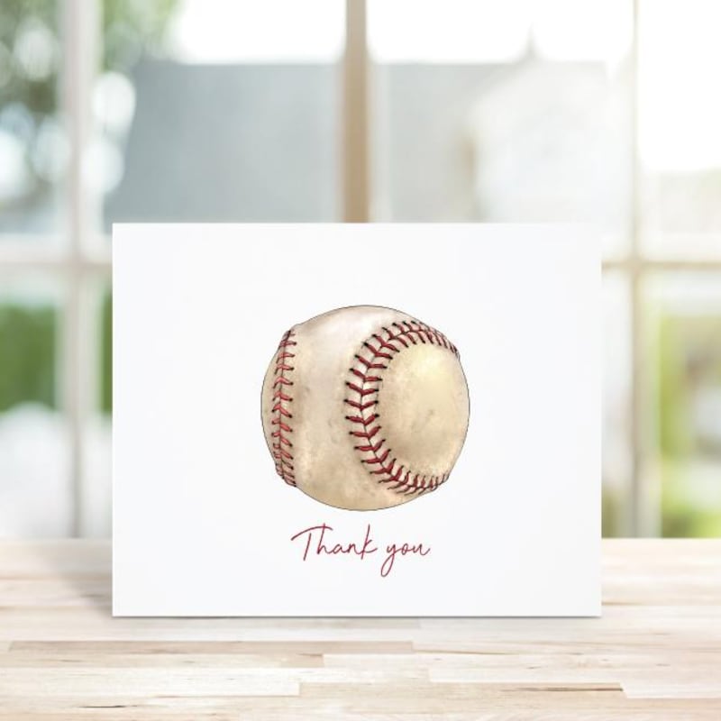 Baseball Thank You - Etsy