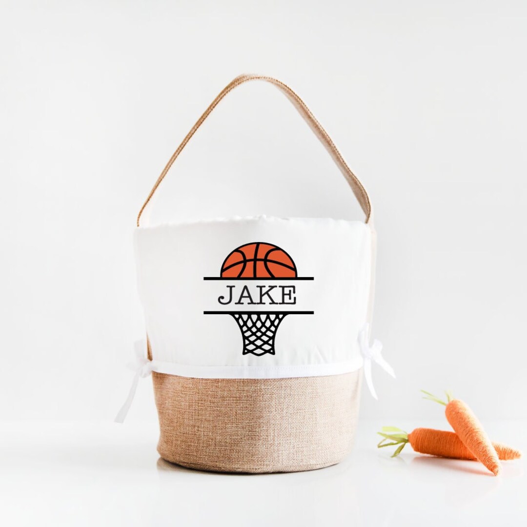 Easter Basket, Easter Basket for Basketball Player, Personalized Easter ...