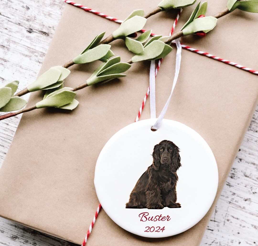 Cocker Spaniel, Christmas Ornament, Dog Christmas Ornament ...