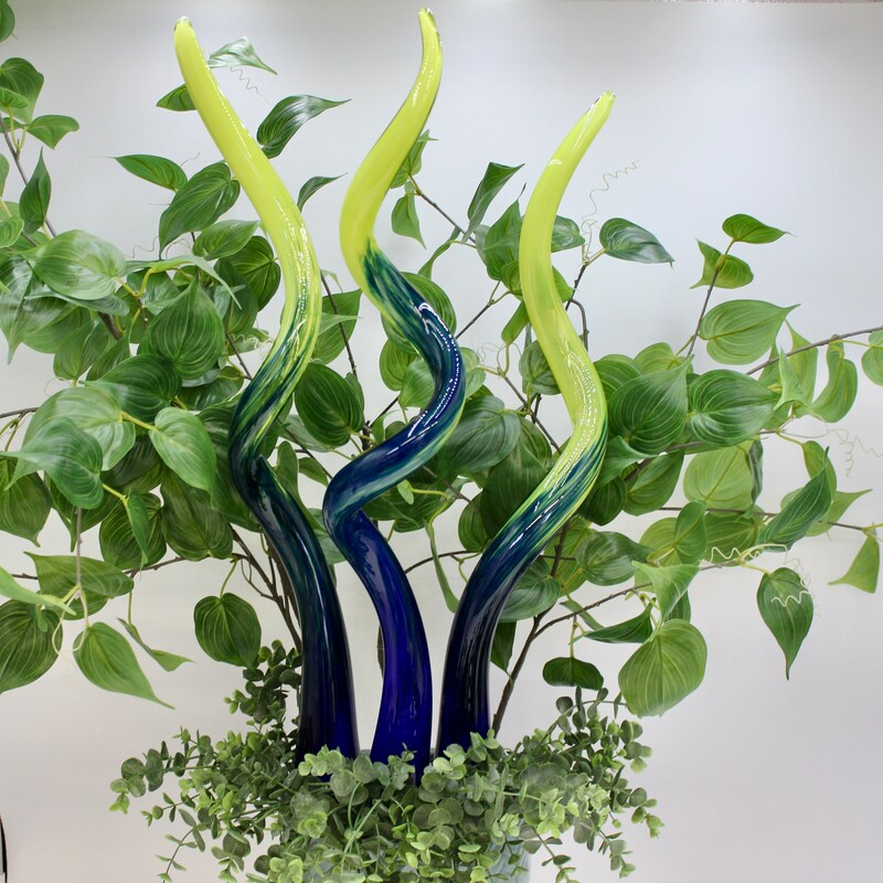 Glass Yard Sculpture - Etsy