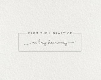 Book Stamp, Library Stamp, Self Inking Stamp, Gifts for Book Lovers ...