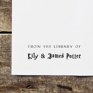 Library Stamp, Book Stamp, Wizard Stamp, Gifts for Book Lovers, From ...