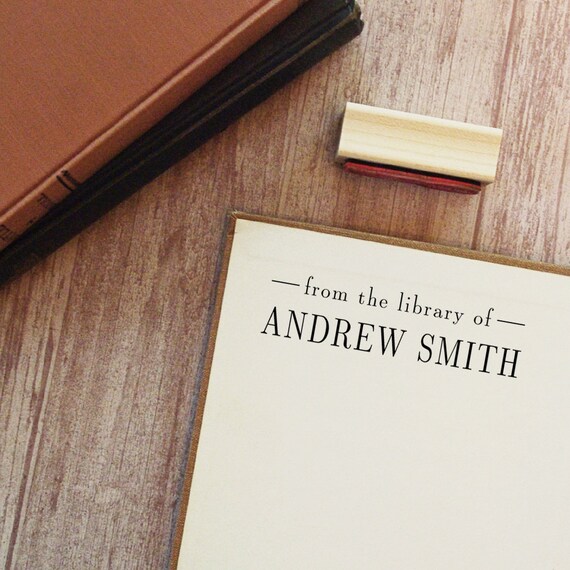 Library Stamp Book Stamp Self Inking Stamp Gifts for Book - Etsy