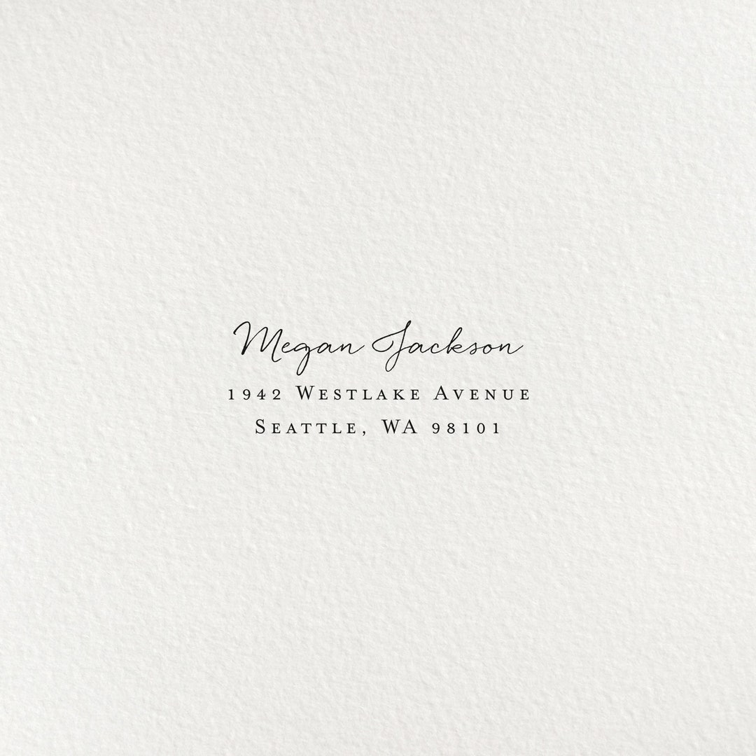 Address Stamp, Self Inking Address Stamp, Return Address Stamp ...