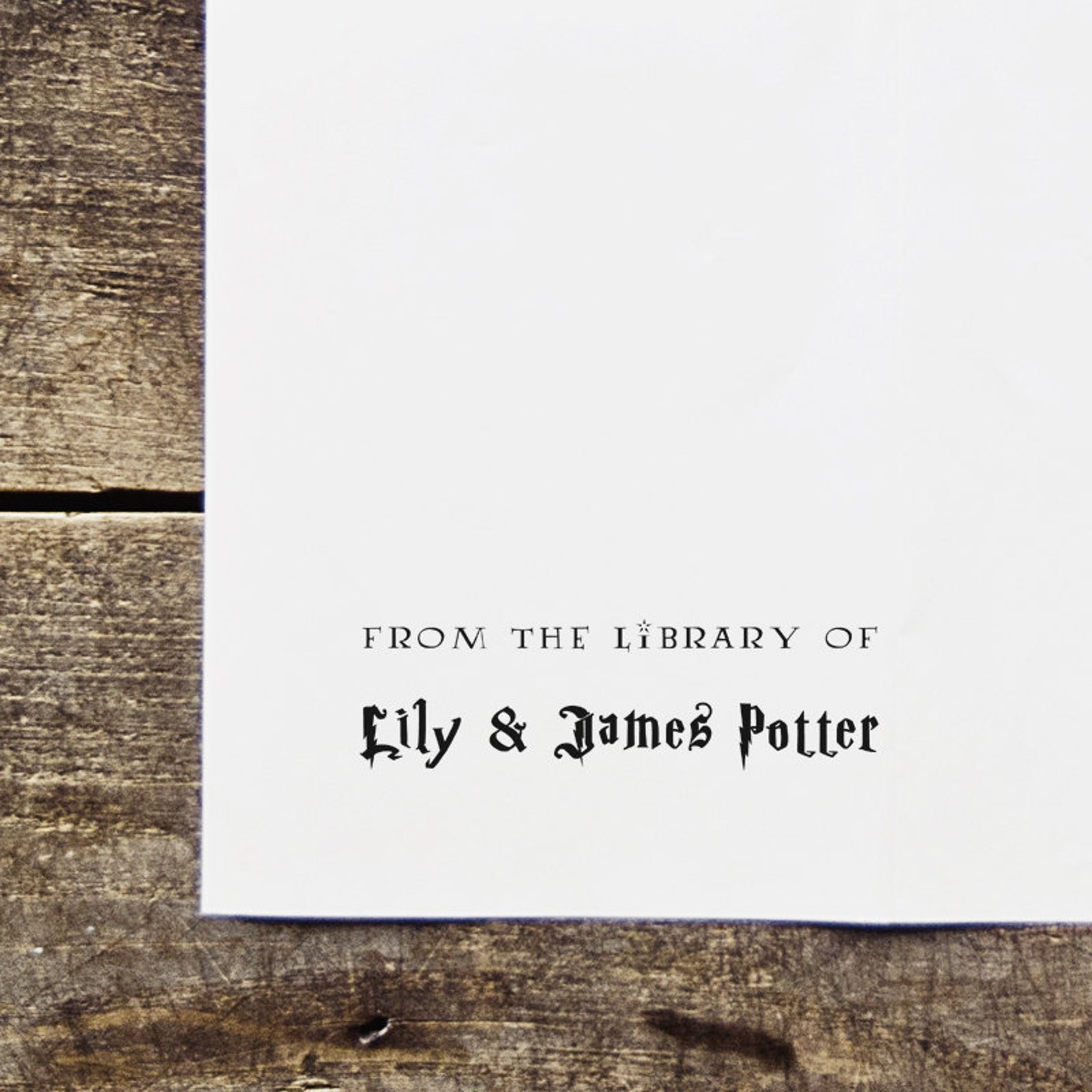 Library Stamp, Book Stamp, Wizard Stamp, Gifts for Book Lovers, From ...