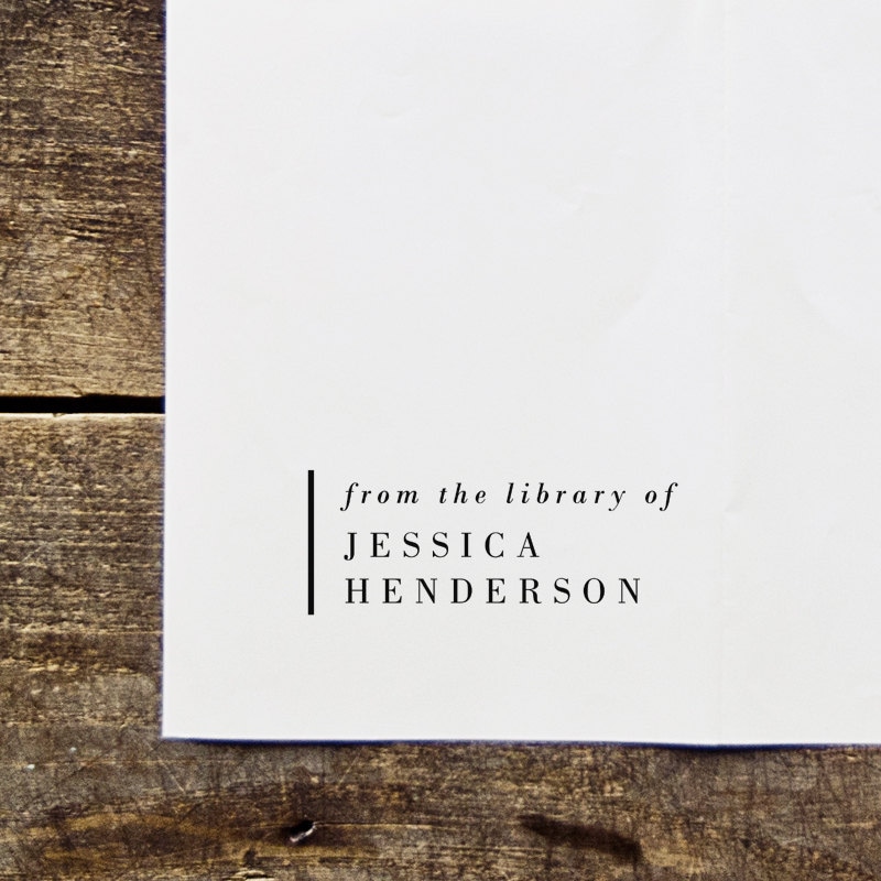 Library Stamp Book Stamp Self Inking Stamp Gifts for Book | Etsy