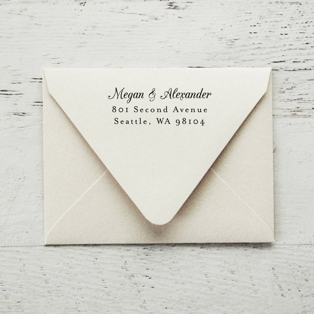 Return Address Stamp Self Inking Address Stamp Custom Return - Etsy