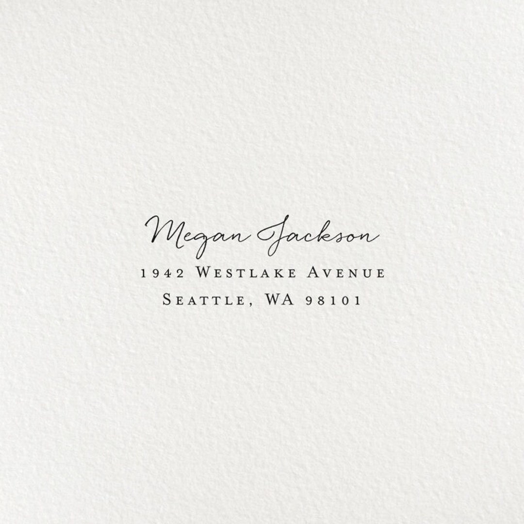 Address Stamp, Self Inking Address Stamp, Return Address Stamp ...