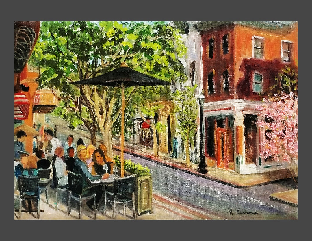 Tarrytown: Tarry Tavern and Main Street, Spring (giclee Print) - Etsy