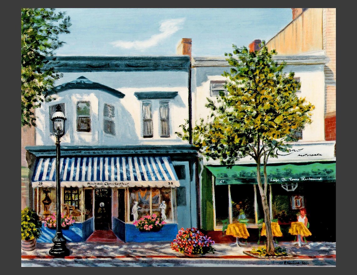 Tarrytown: Michael Christopher and Lago Di Como (giclee Print) - Etsy