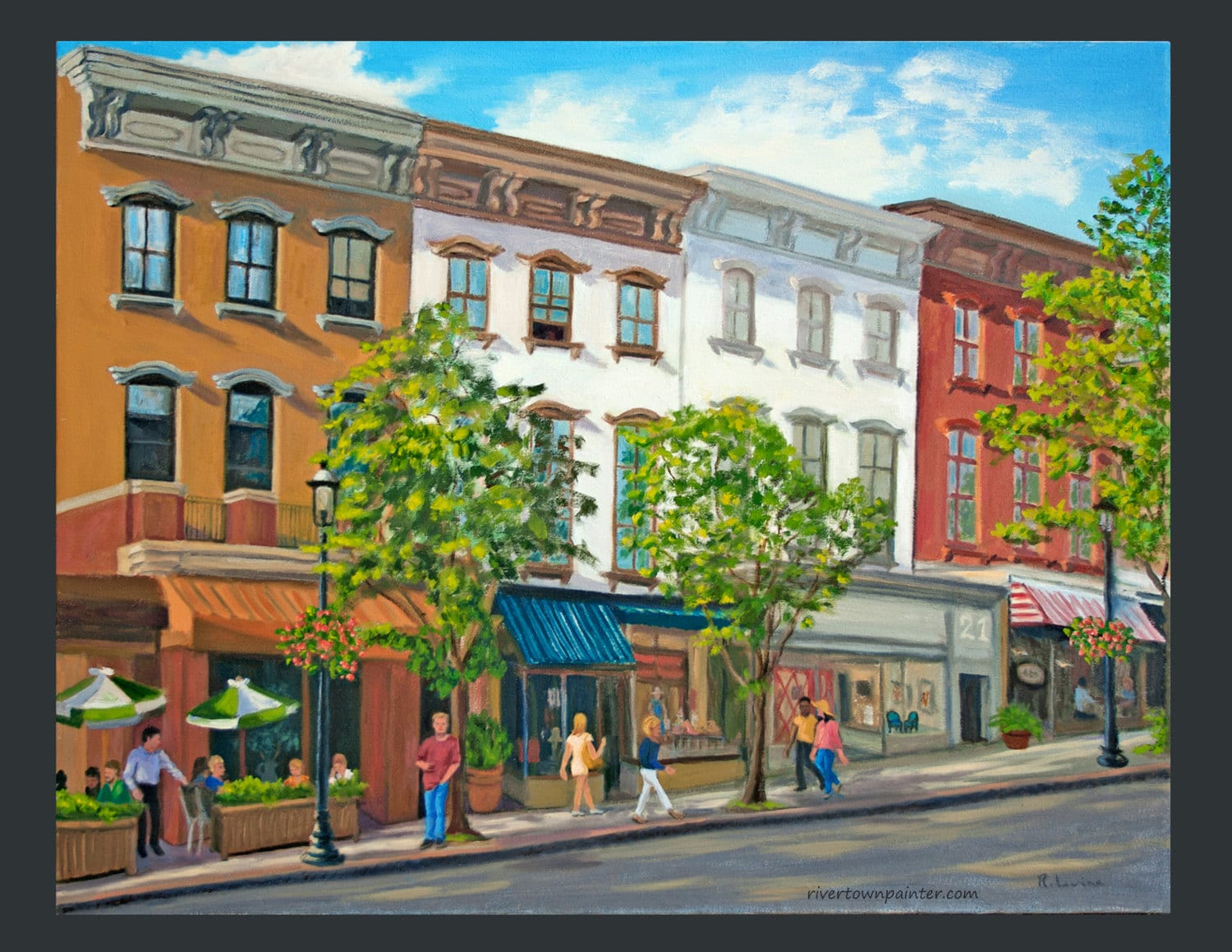 Tarrytown: Main Street, Summer Day, With Tarry Tavern (giclee Print) - Etsy