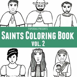 Catholic Saints Coloring Book, Vol. 2 Downloadable - Etsy