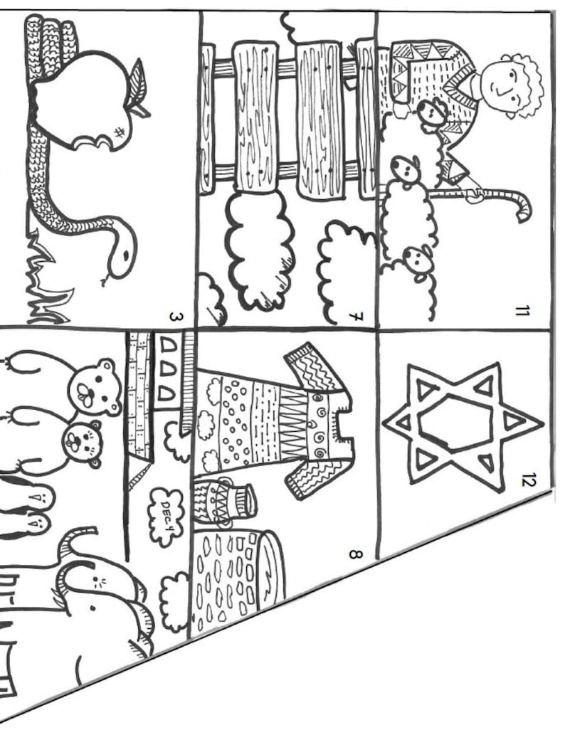 Printable Jesse Tree Ornaments Coloring Pages Sketch Coloring Page
