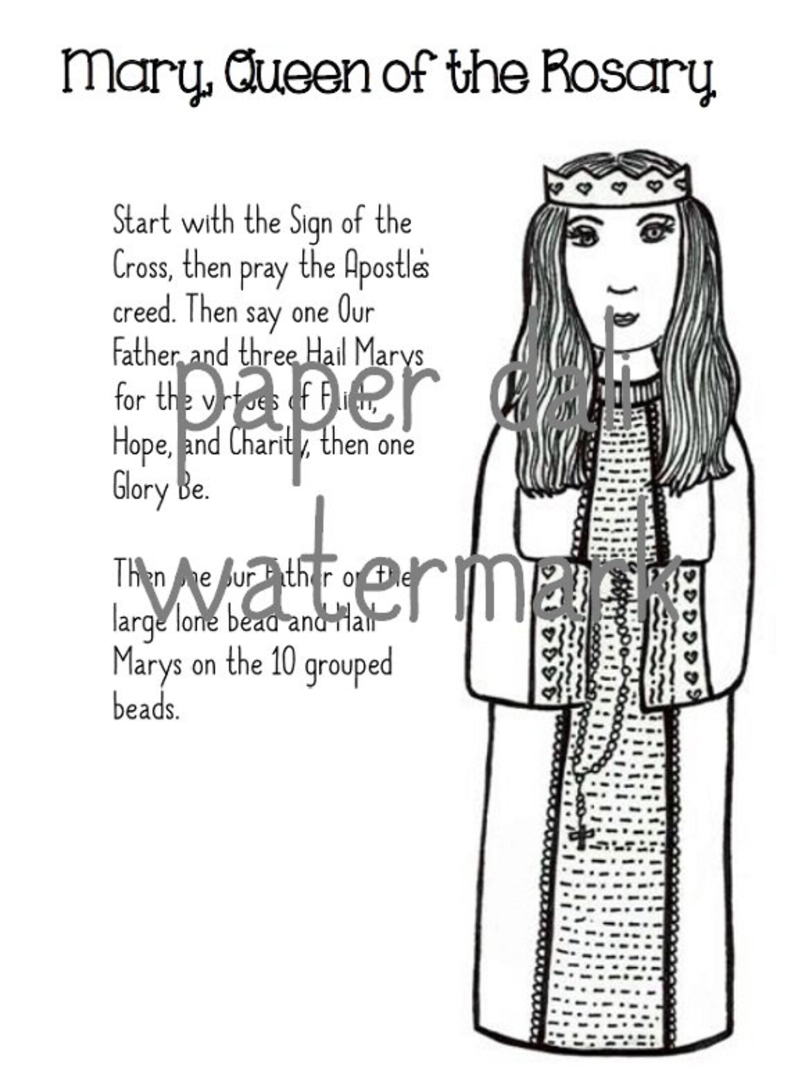 Catholic Saints Coloring Book, Vol. 2 | Printable | Downloadable | Pdfs ...