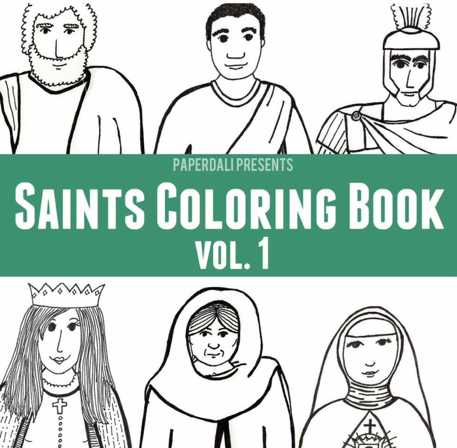 Catholic Saints Coloring Book, Vol. 1 Downloadable - Etsy