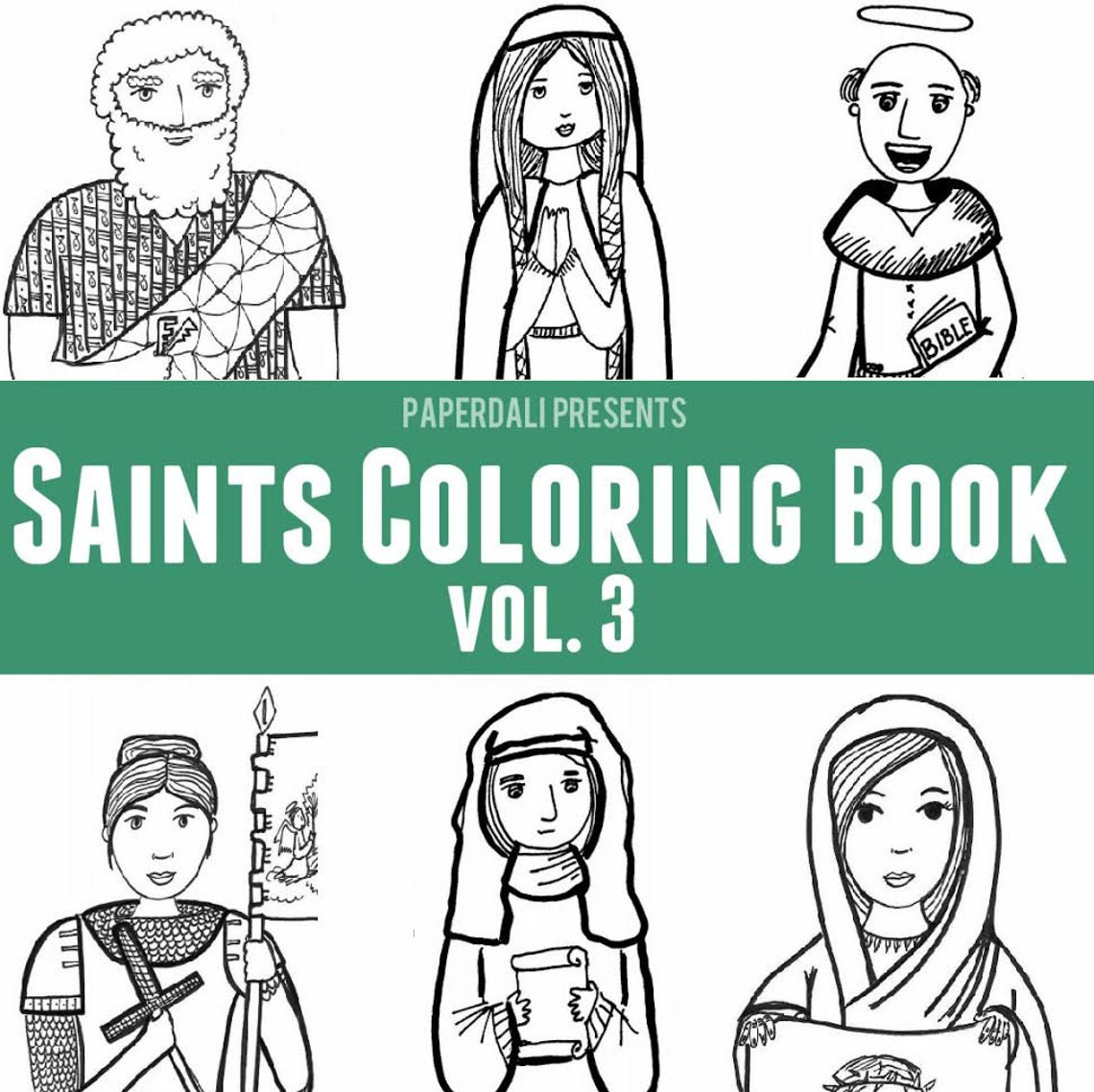 Catholic Saints Coloring Book, Vol. 3: Saints Peter, Joan of Arc ...