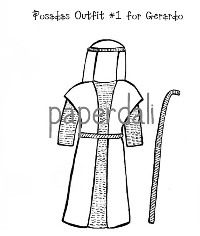 Las Posadas: Paper Dolls for Christmas | Printable | Downloadable | PDF ...