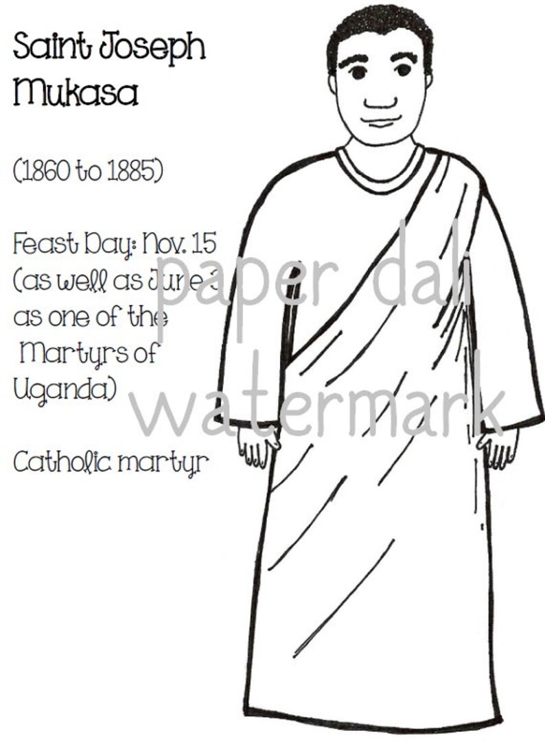 Catholic Saints Coloring Book, Vol. 1 | Printables | Downloadable ...