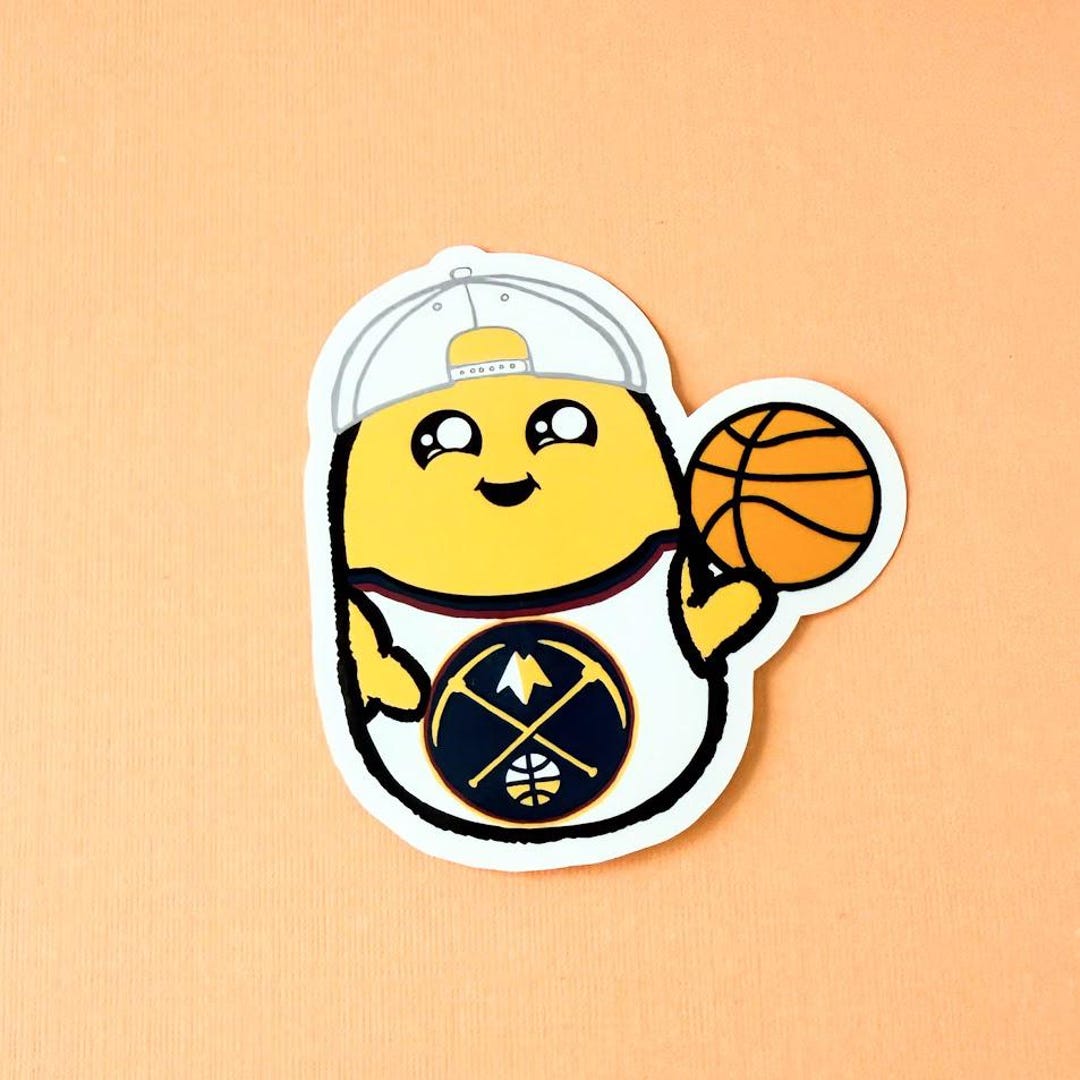 Happy Little Denver Nuggets Vinyl Sticker - Etsy