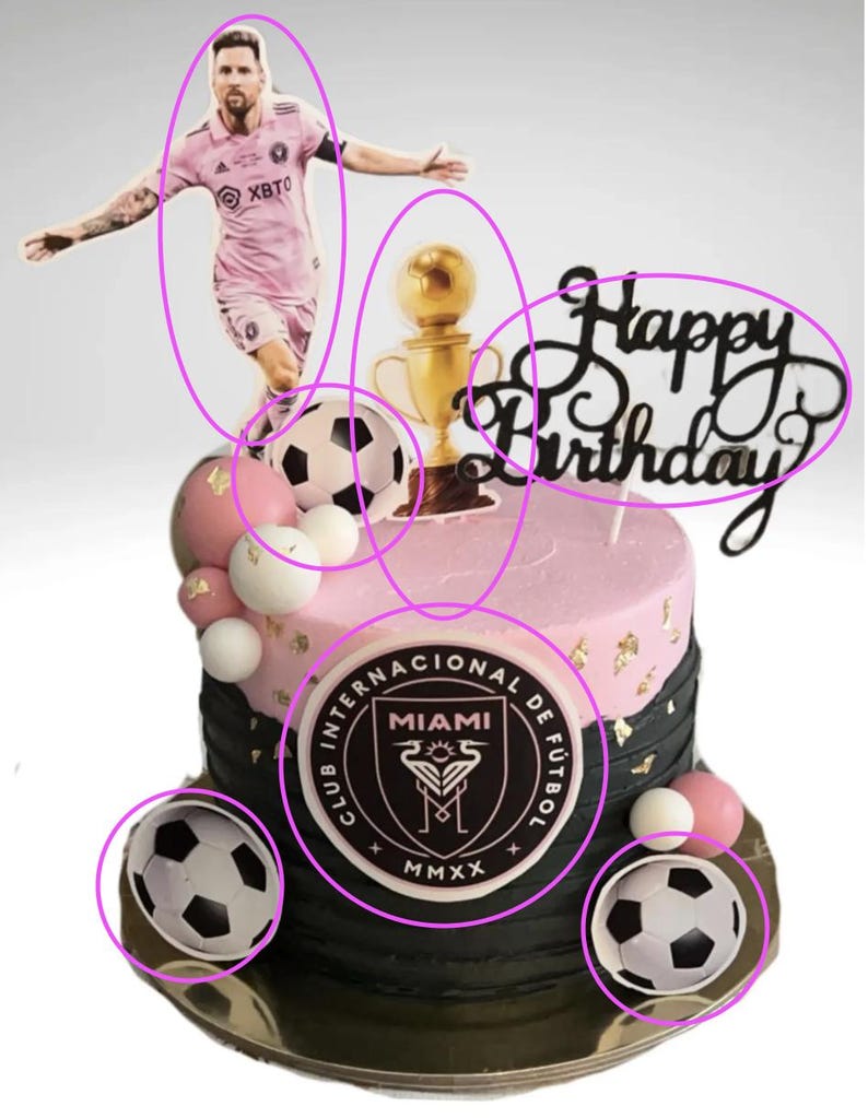 Messi Cake Topper - Etsy