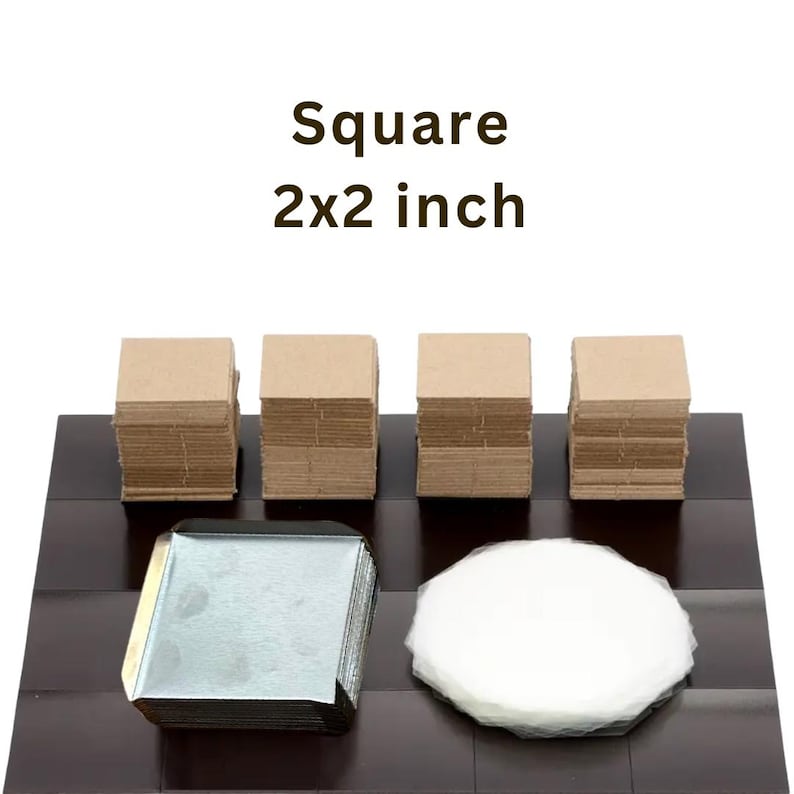 2x2 Inch Fridge Magnet Maker Materials - Ref Magnet 100 Piece Kit - Etsy