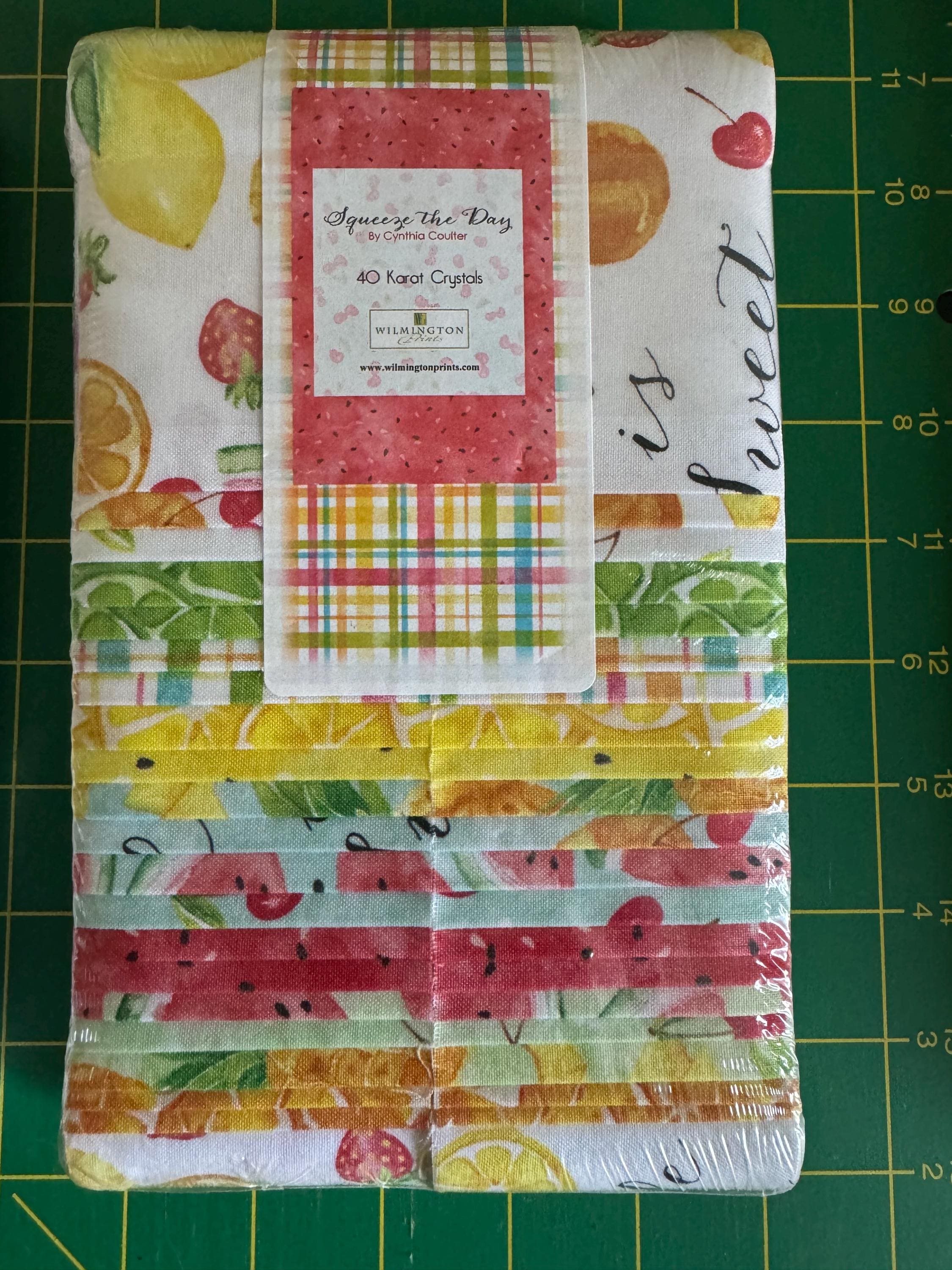 40 Karats Jelly Roll Fabric Strips "squeeze the Day", Jelly Roll by ...