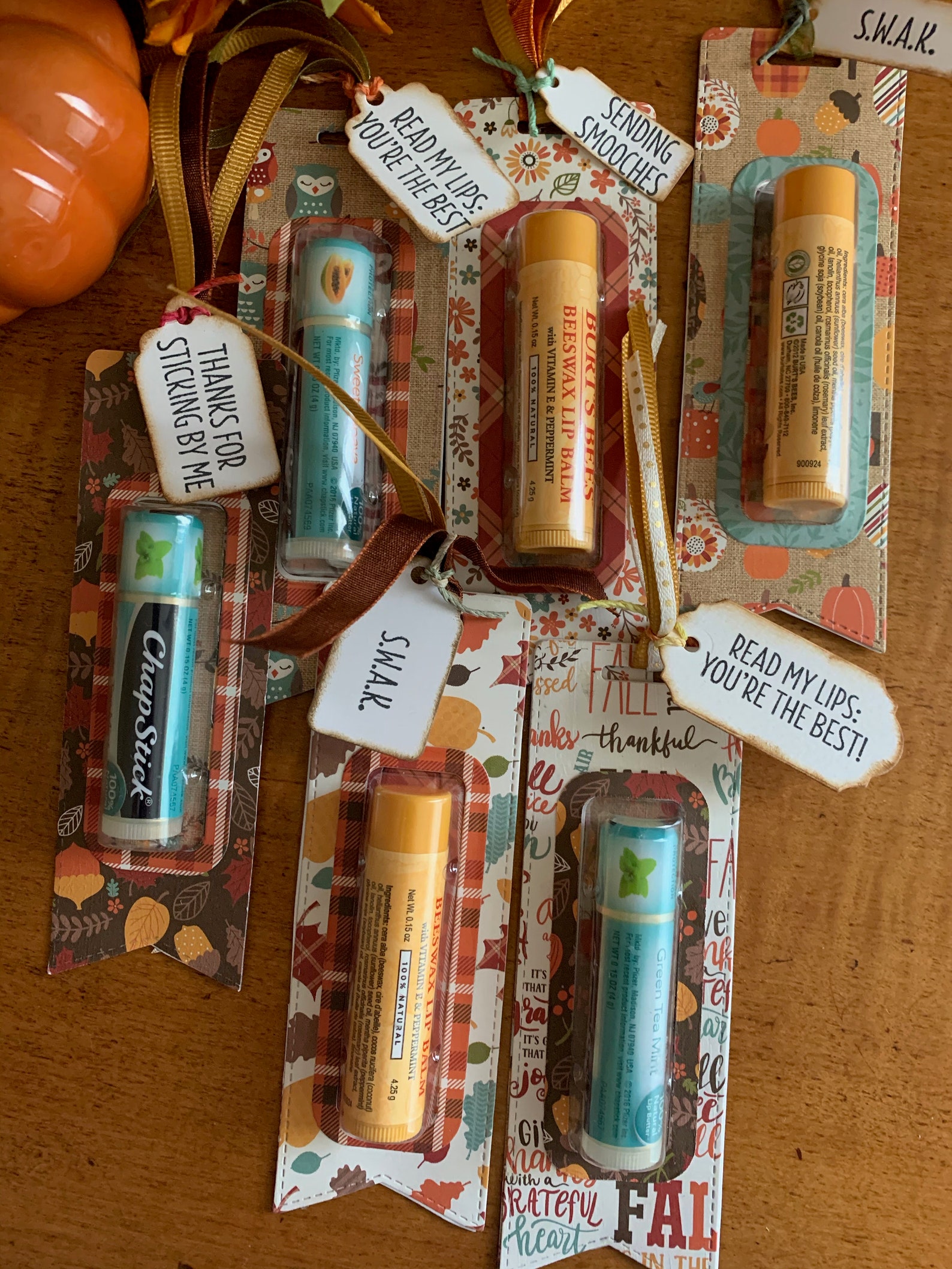 Fall Birthday Gift, Thanksgiving Table Favors, Fall Party Favors ...