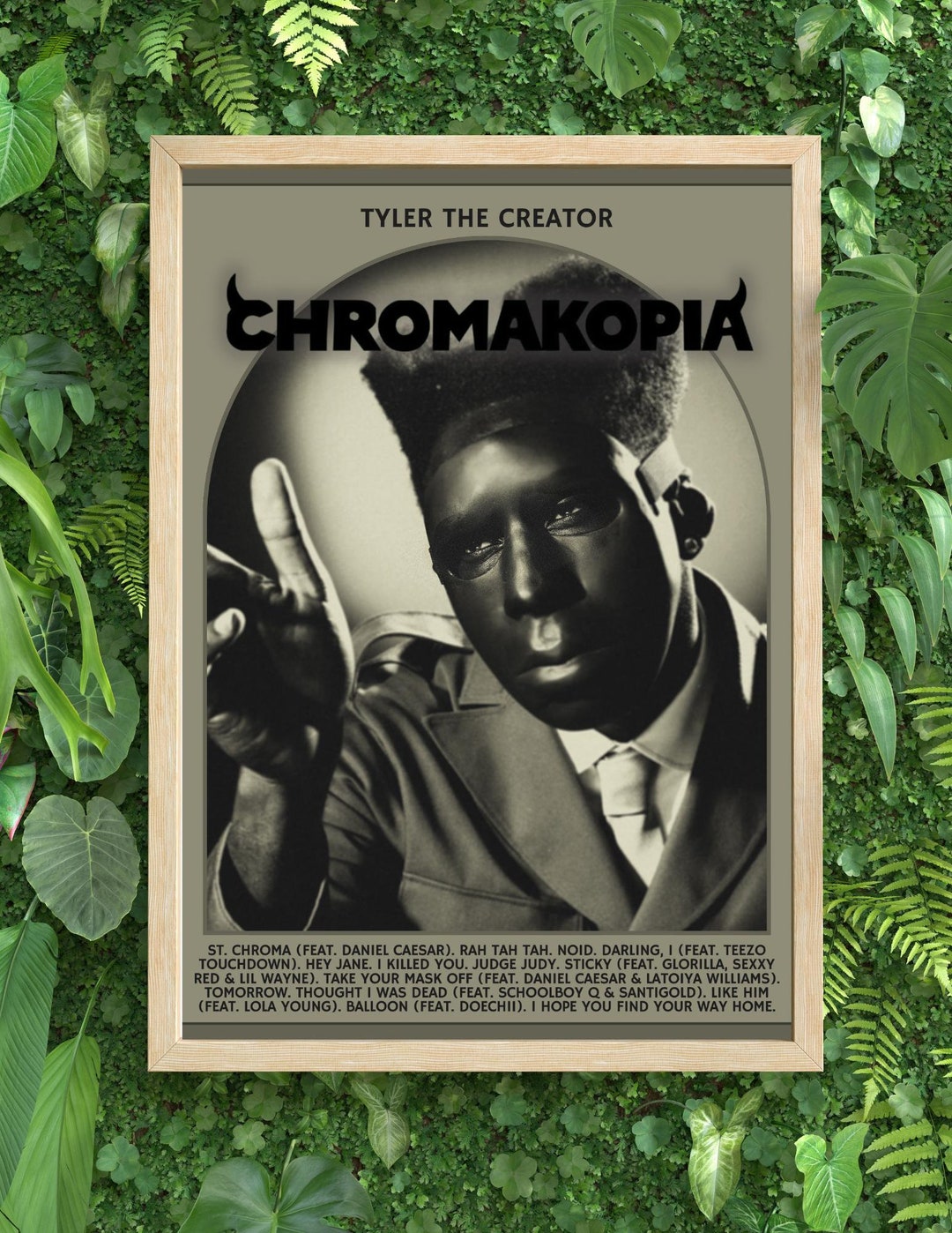 Tyler the Creator Poster | Chromakopia Album | Digital Download | Wall ...