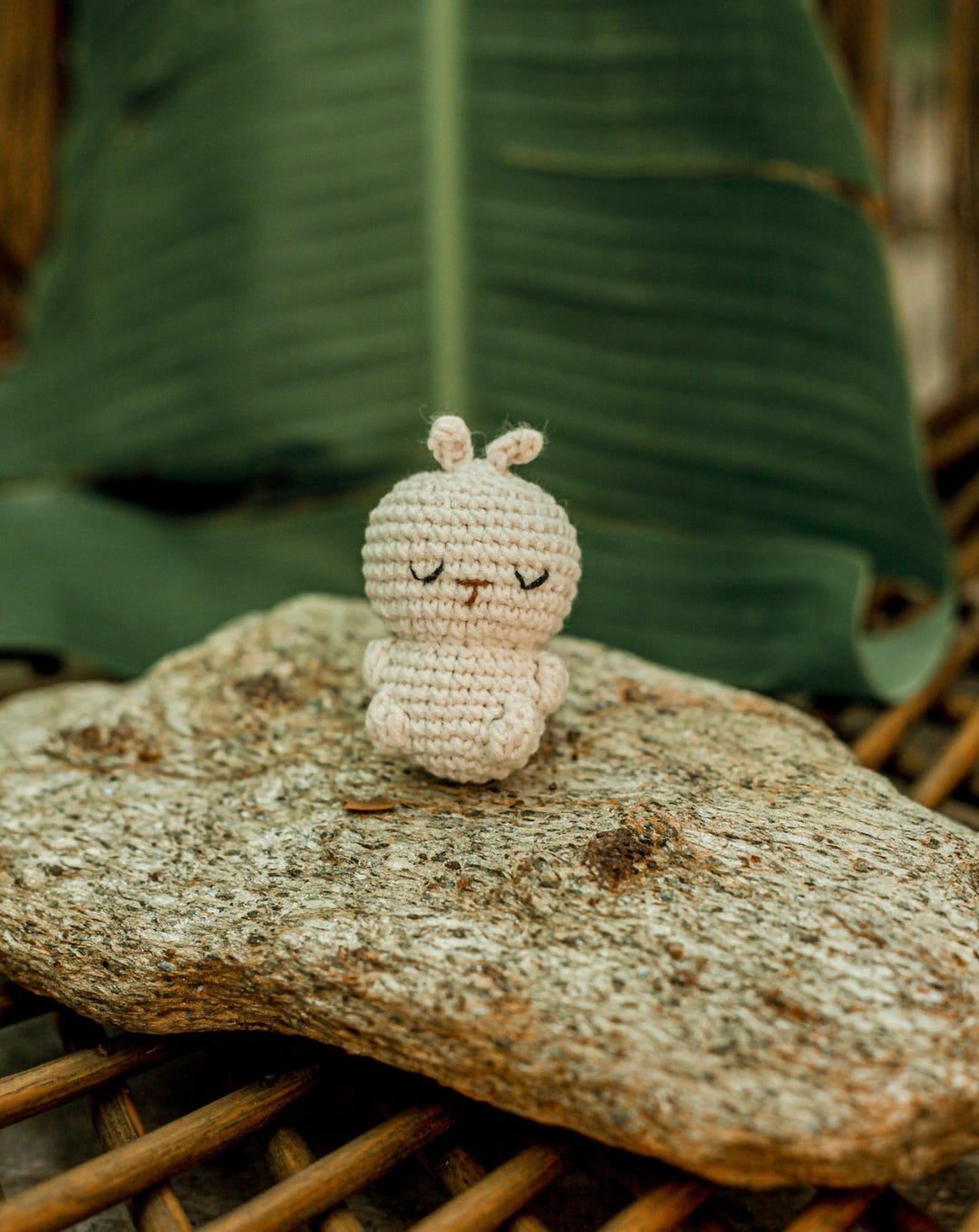 Bunny Crochet Miniature Doll . Perfect Sensory Fidget Toy . Car and ...