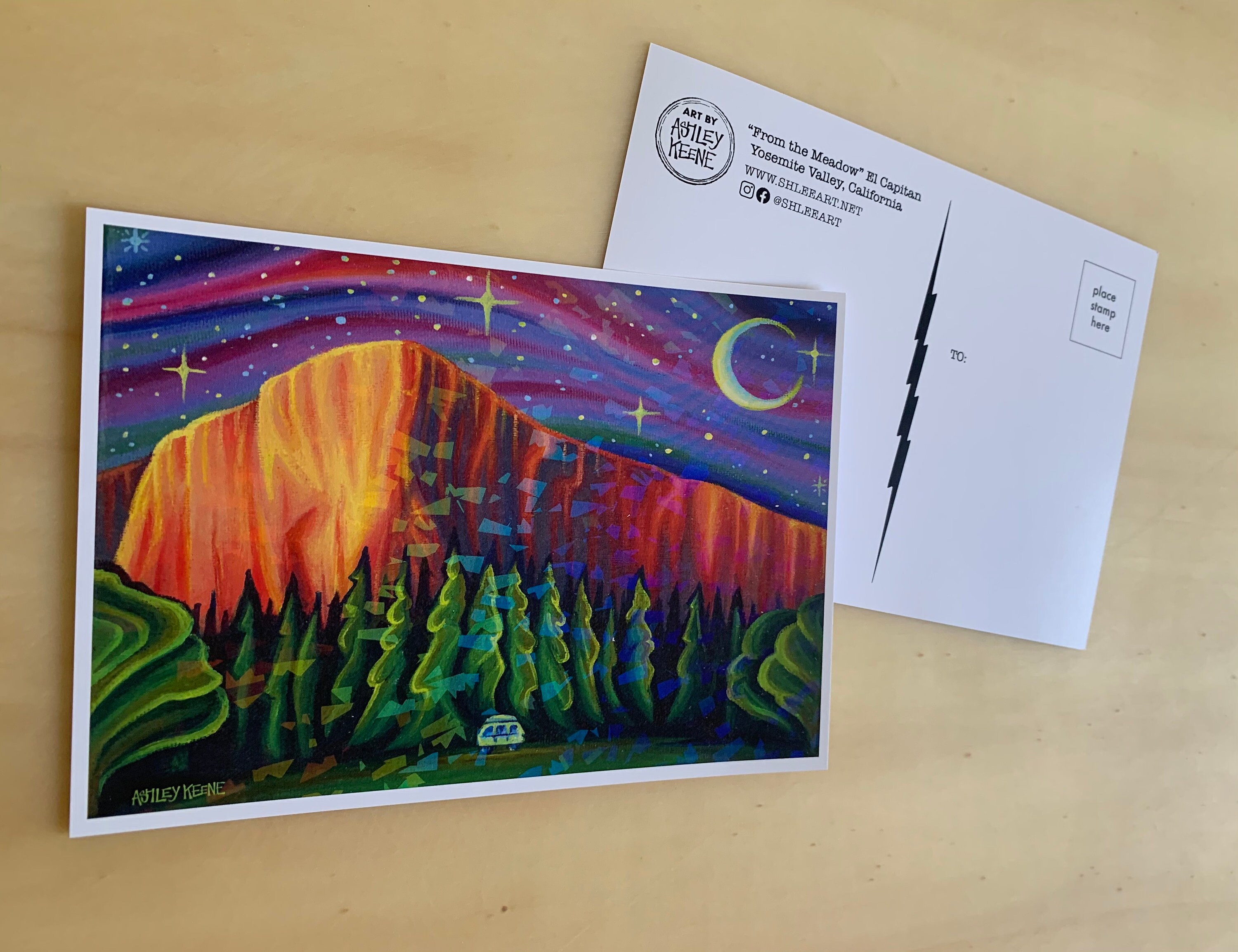 Holographic Postcard Print - Etsy