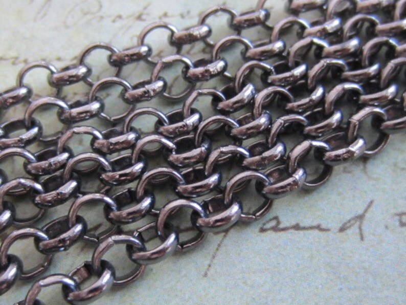 Black Rolo Chain Rudyard Kipling 5 Foot Steampunk - Etsy