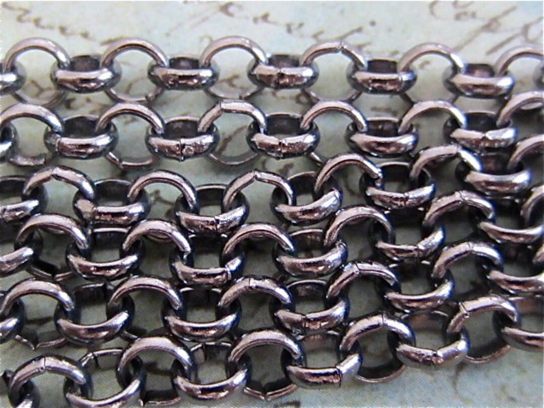 Black Rolo Chain Rudyard Kipling 5 Foot Steampunk - Etsy