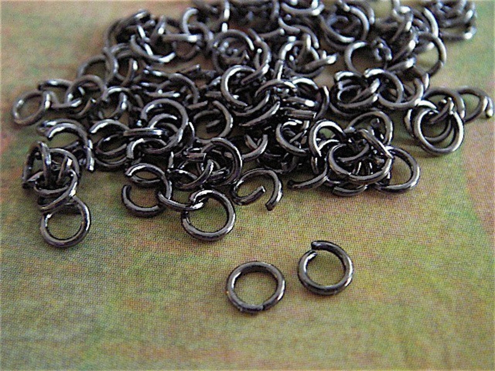 Black Jumprings 100 Gun Metal Black Jumprings 4mm - Etsy