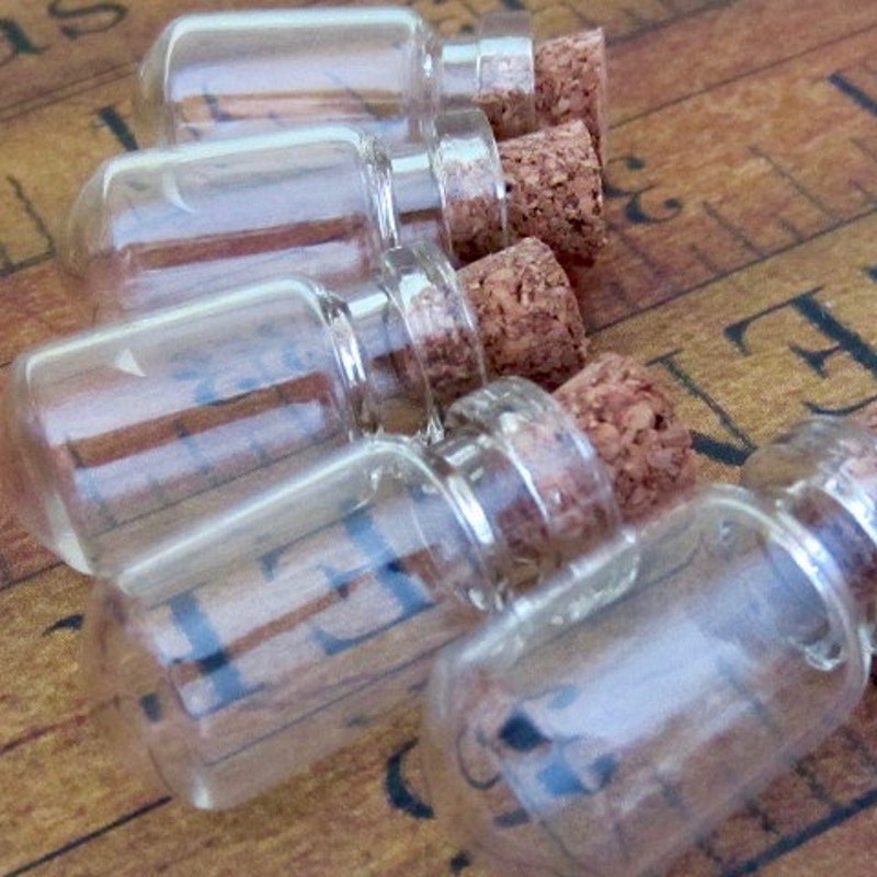 Tiny Glass Vials - Etsy