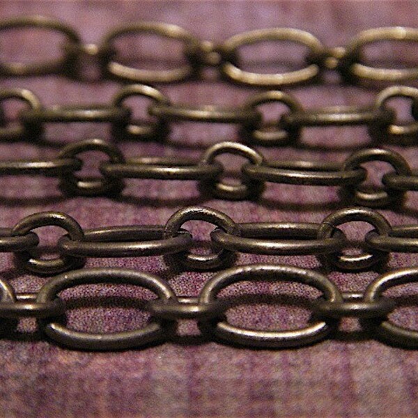 Antique Bronze Chain - Etsy