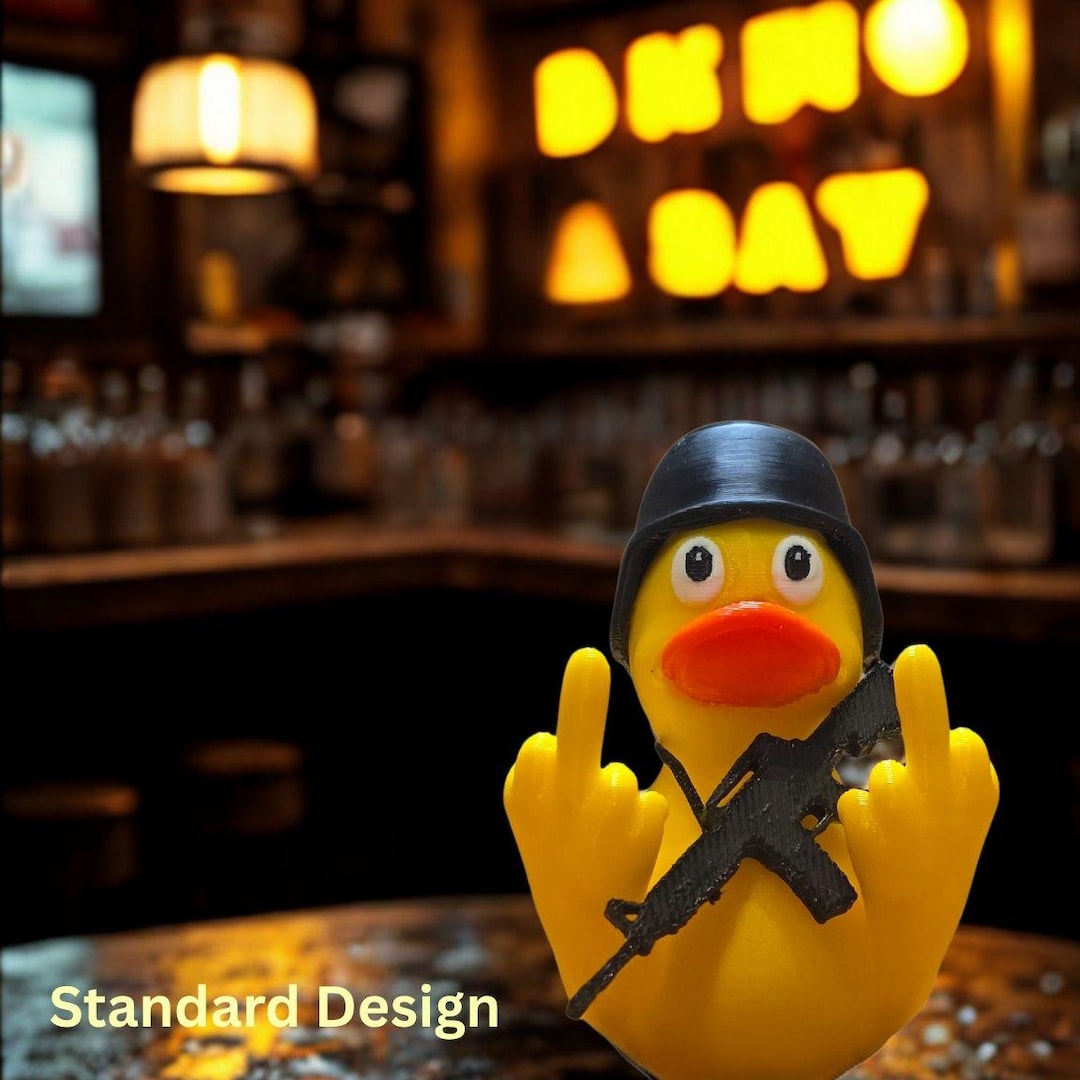 Tactical Rubber Duck, AR-15, F*** You Duck 3D Printed Novelty Gift - Etsy