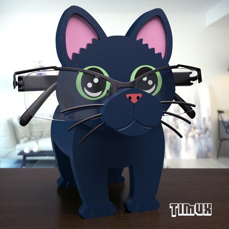 Cat Glasses - Etsy