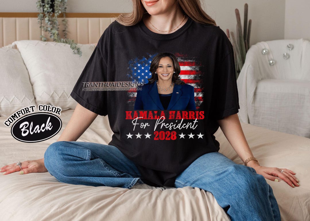 Comfort Colors® Kamala Harris 2028 T- Shirt, Kamala for President 2028 ...