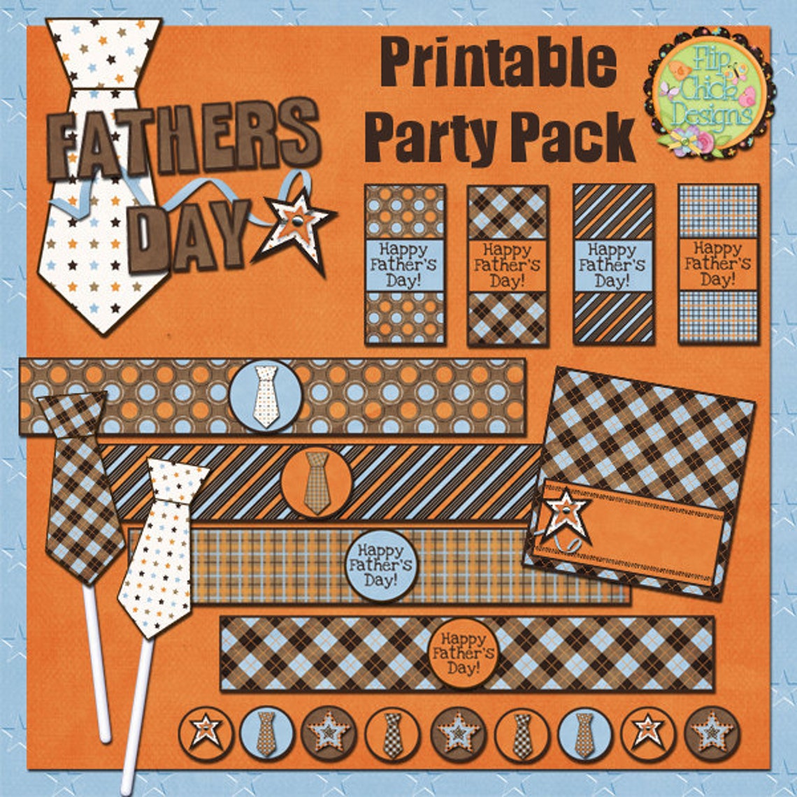 Fathers Day Printable Party Pack Etsy