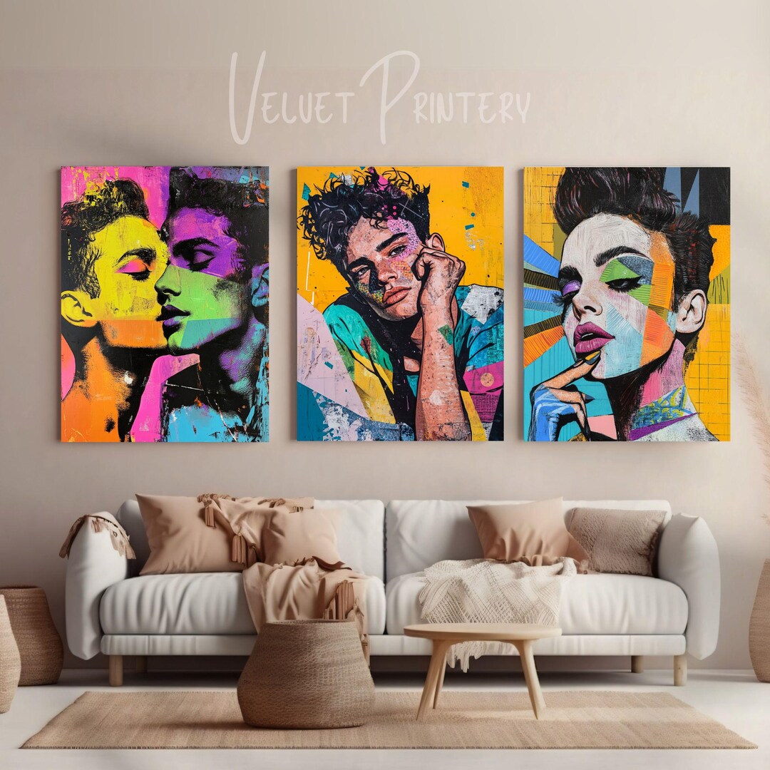 Gay Art, Queer Art Poster, Queer Art Print, Printable Wall Art, Digital ...