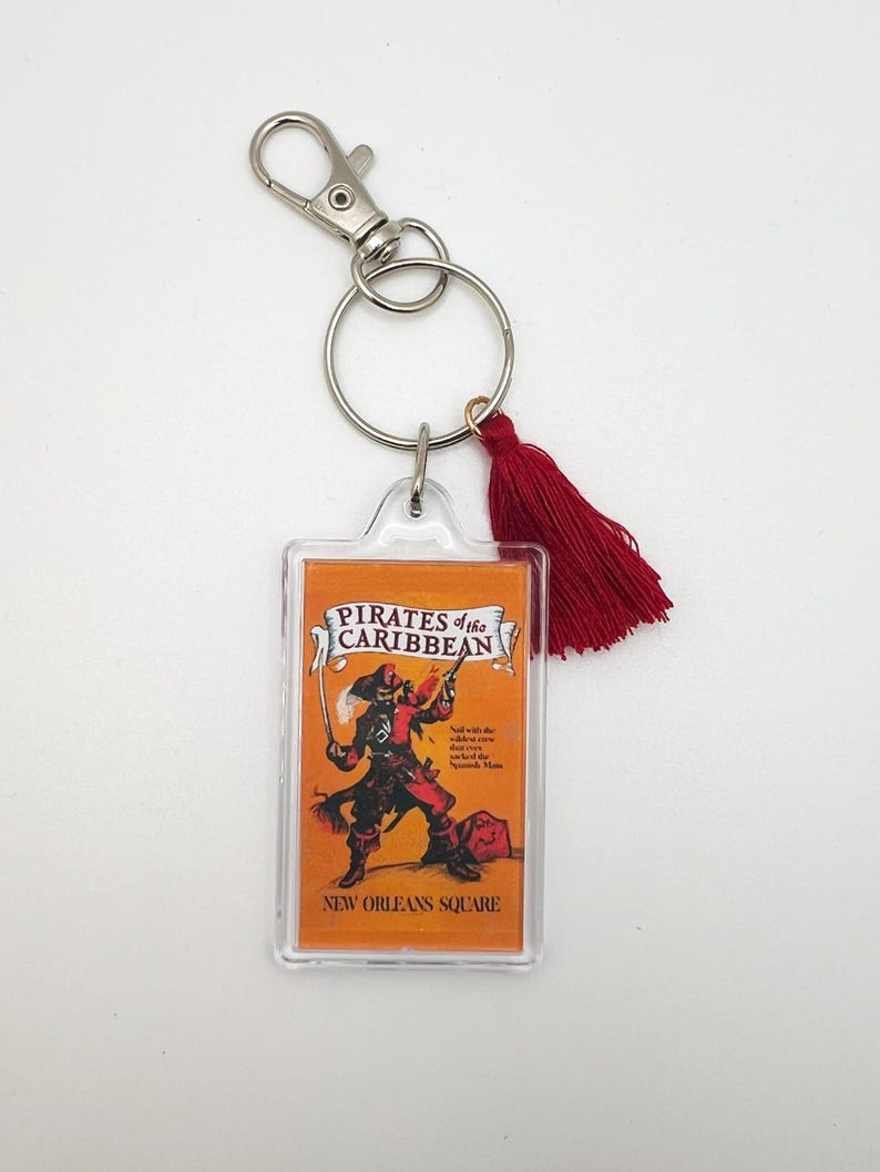 Attraction Poster Bag Clips/keychains - Etsy