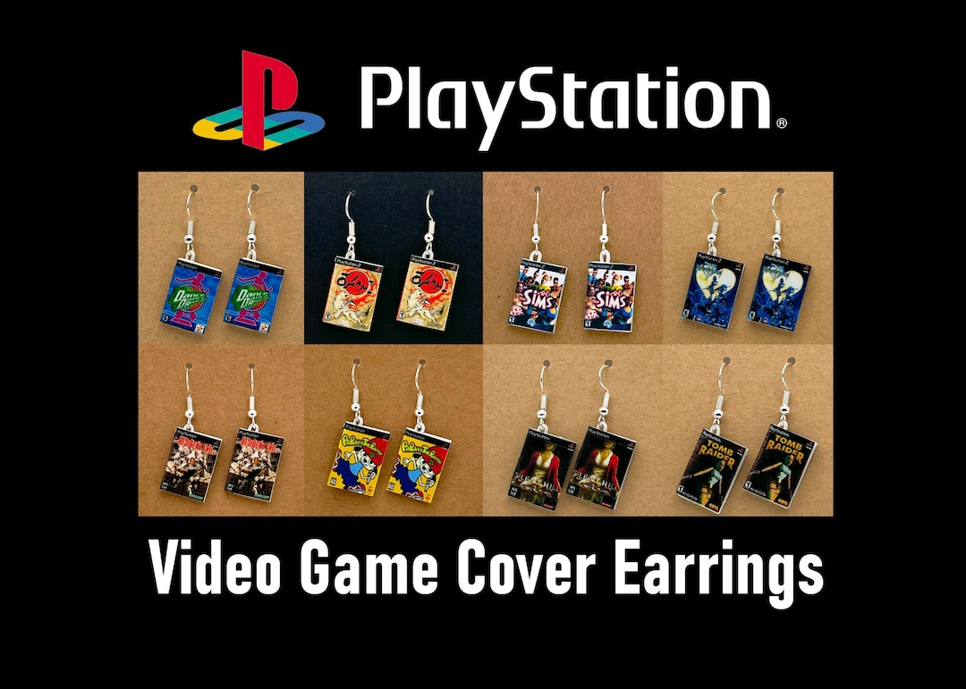 Video Game Earrings - Playstation Consoles - Etsy
