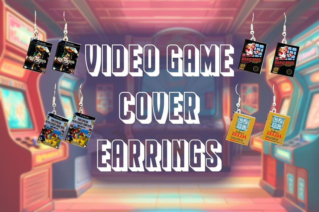 Video Game Earrings - Nintendo Consoles - Etsy