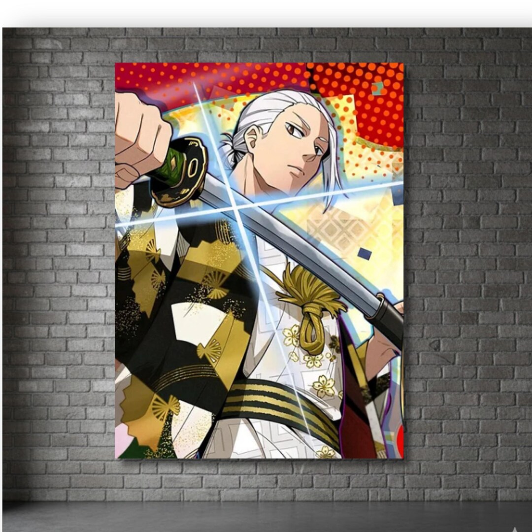 Wakasa Imaushi Samurai Metal Sign, Tokyo Revengers Anime Wall Decor - Etsy