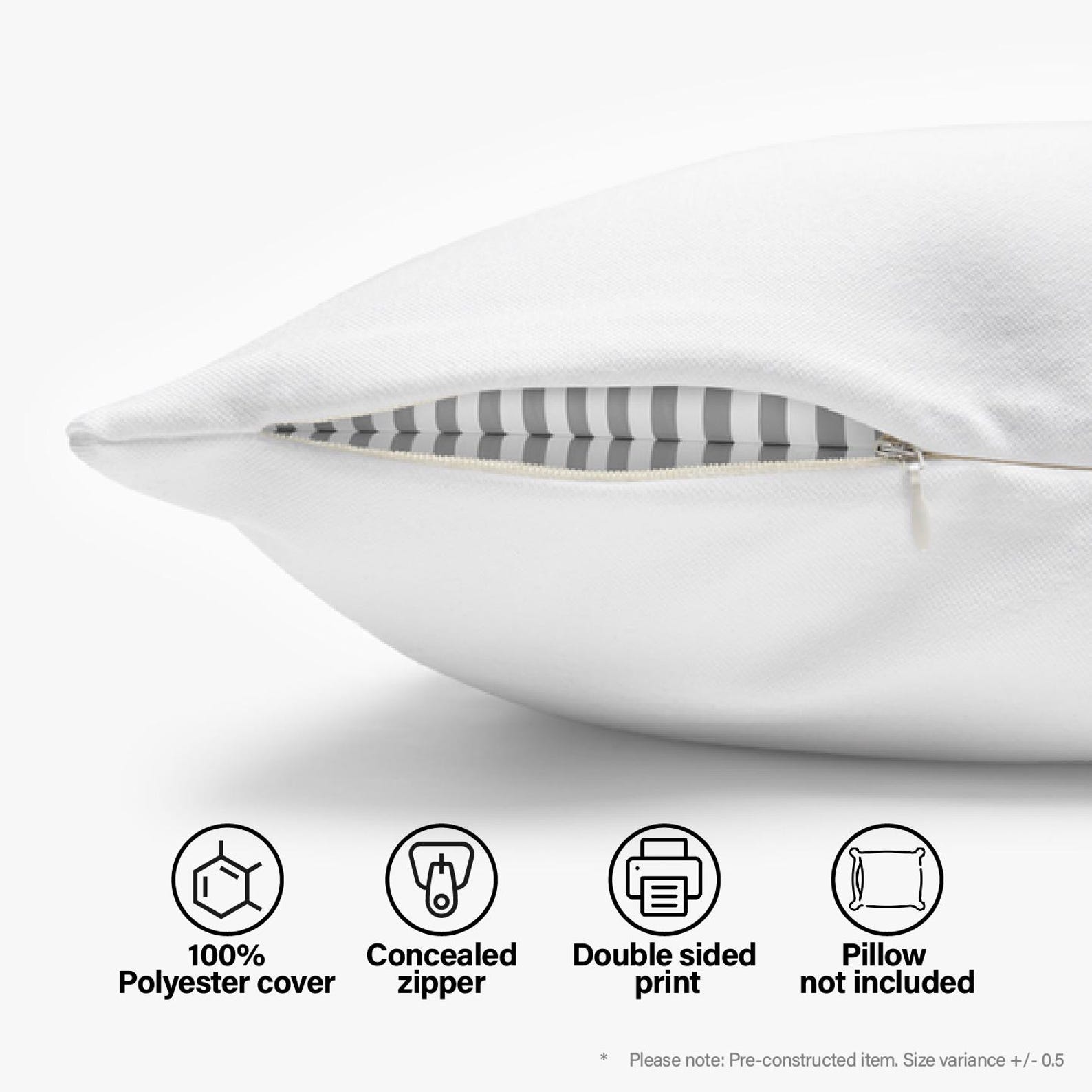 Whimsical Folk Art Pillow Cover, Eclectic Naïve Art Cushion, Tiger ...