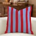 Mediterranean Summer Pillow Cover, Nautical Striped Pillowcase, Coastal ...