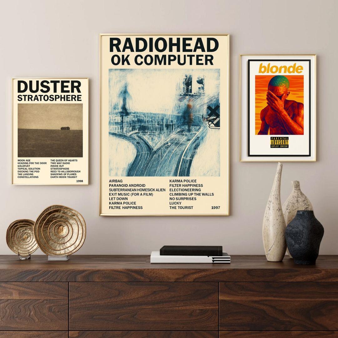 5 Music Artist Posters - Music Wall Art - Album Poster Pack - Frank ...
