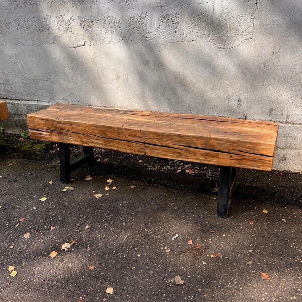 Rustic Wood Benches - Etsy